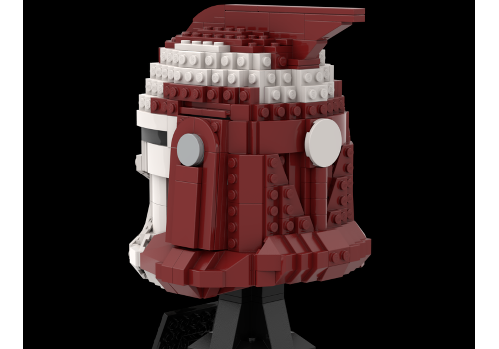 LEGO MOC Commander Stone P1 Helmet by OrchardBuilds | Rebrickable ...