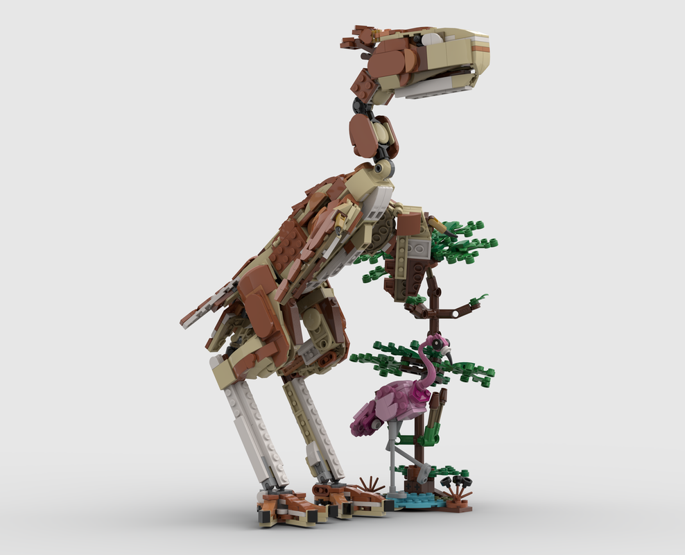 LEGO MOC Phorusrhacos longissimus + Flamingo Display Creator by ...