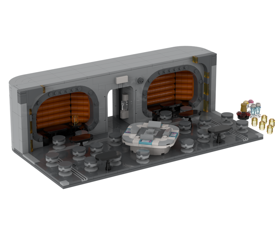 LEGO MOC-194044 The Sublight Lounge by __tm31__ | Rebrickable - Build ...