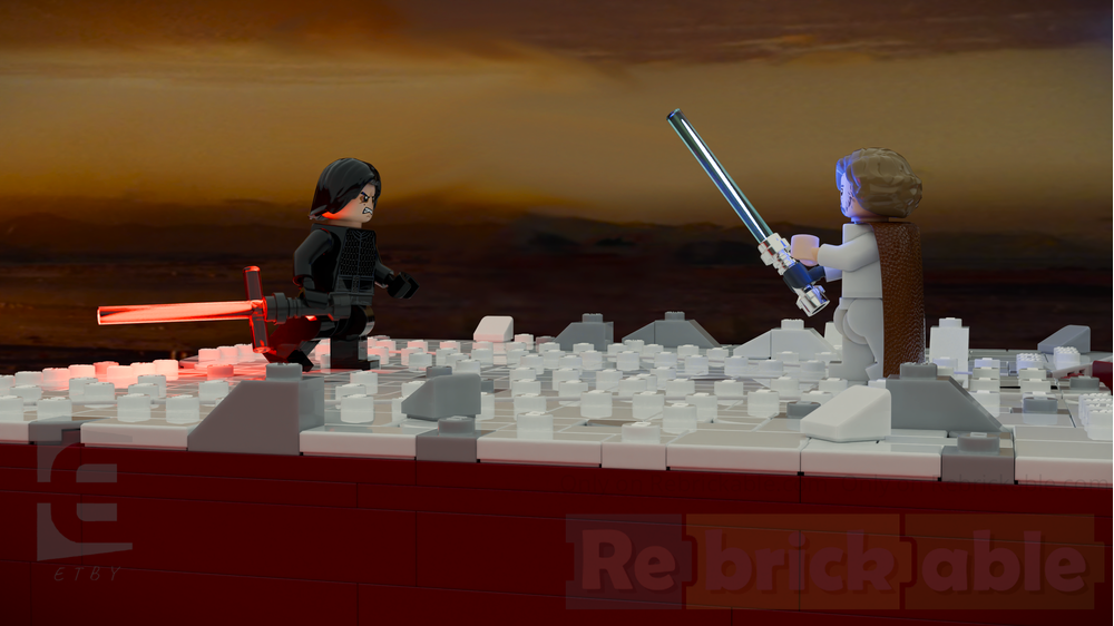 LEGO MOC Battle on Crait by ETBYbrickz | Rebrickable - Build with LEGO