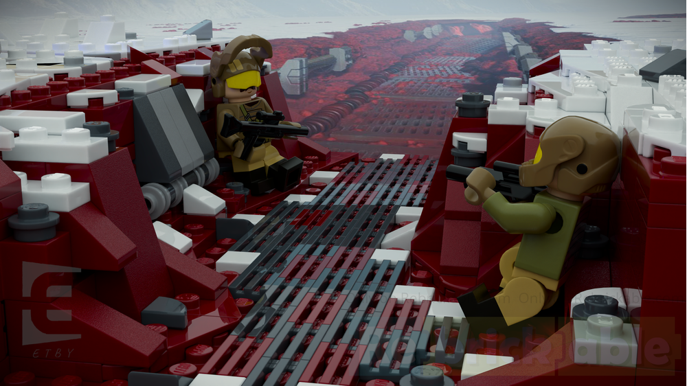 LEGO MOC-194046 Battle on Crait by ETBYbrickz | Rebrickable - Build ...