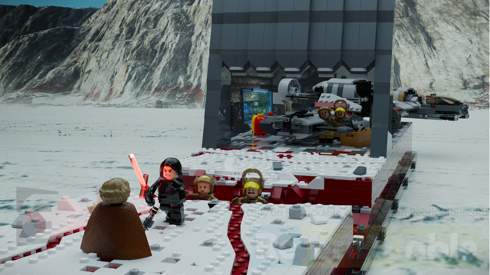 LEGO MOC Battle on Crait by ETBYbrickz | Rebrickable - Build with LEGO