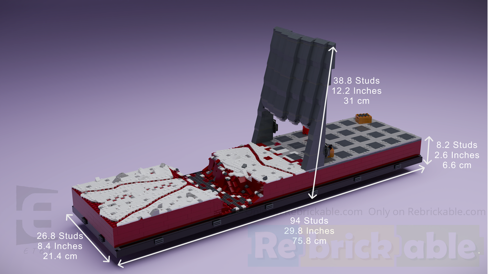 LEGO MOC Battle on Crait by ETBYbrickz | Rebrickable - Build with LEGO