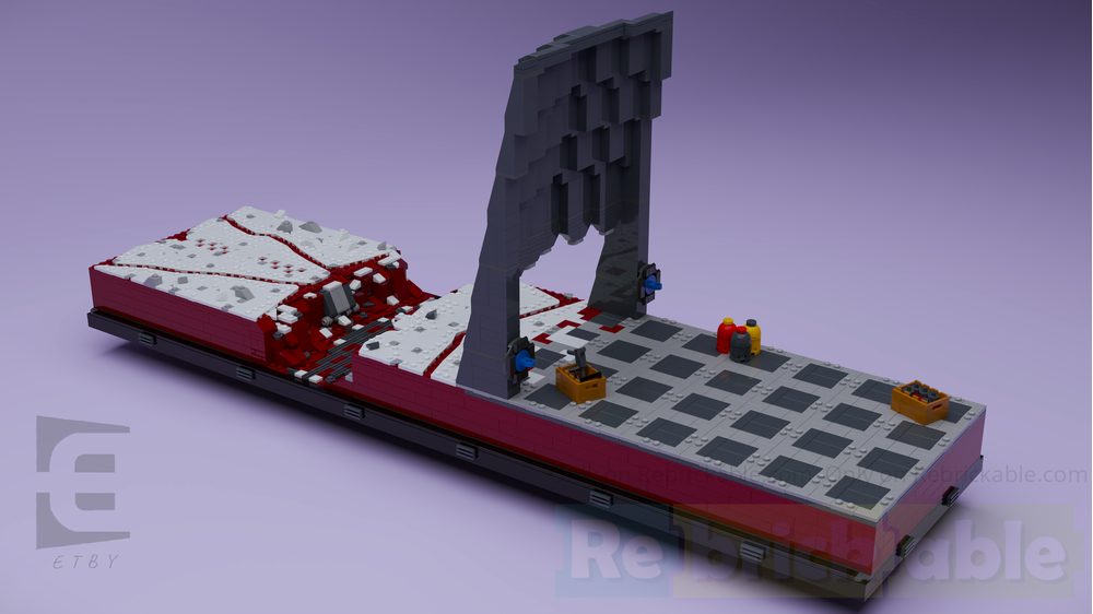 LEGO MOC Battle on Crait by ETBYbrickz | Rebrickable - Build with LEGO