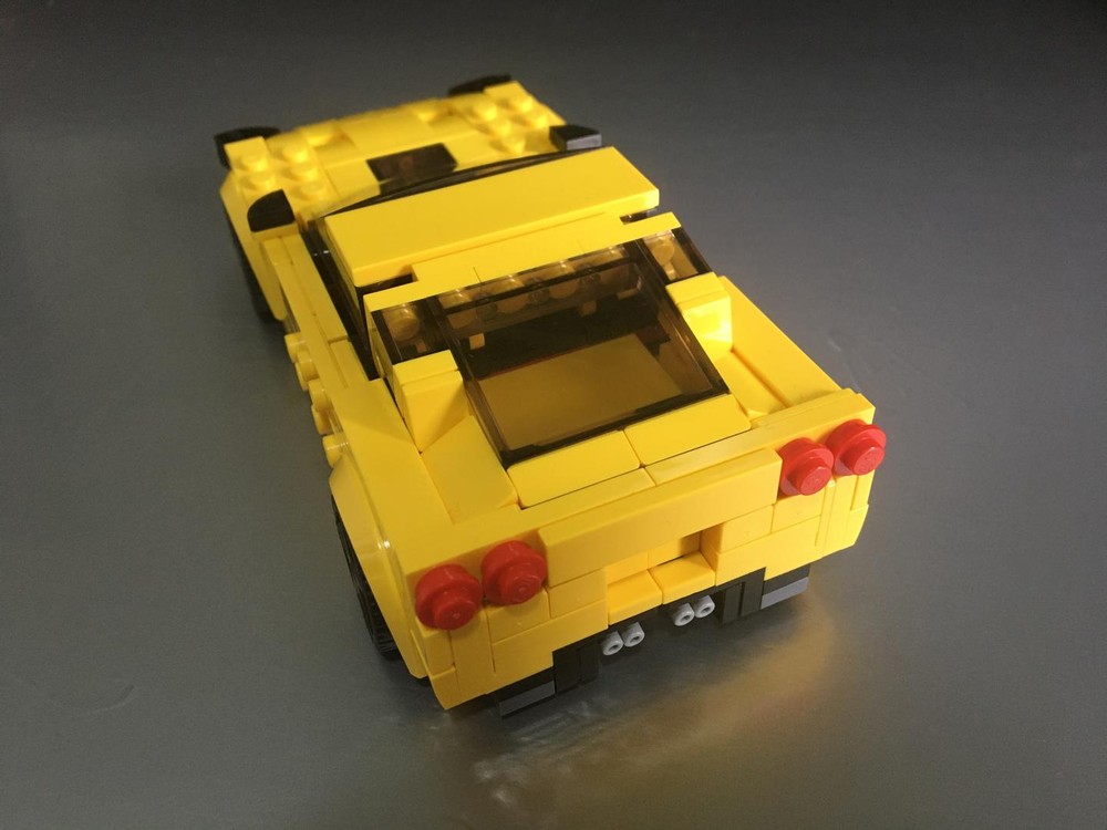 Lego Moc Chevrolet Corvette C6 By Sillert09 Rebrickable Build With Lego