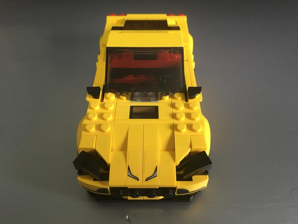 Lego Moc Chevrolet Corvette C6 By Sillert09 Rebrickable Build With Lego