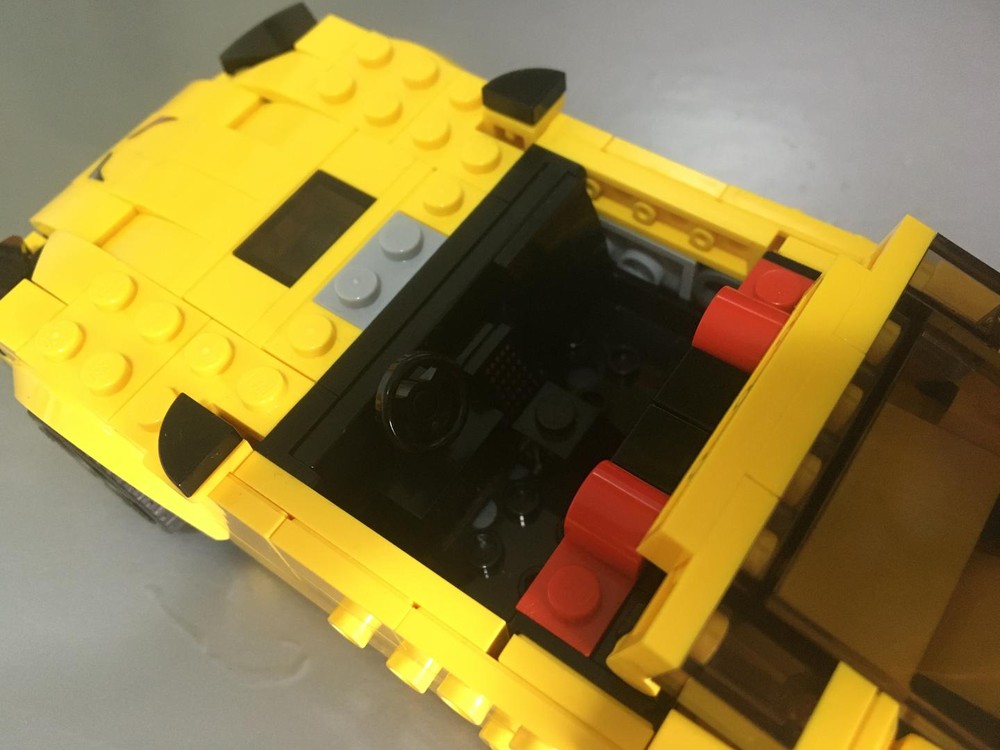 Lego Moc Chevrolet Corvette C6 By Sillert09 Rebrickable Build With Lego