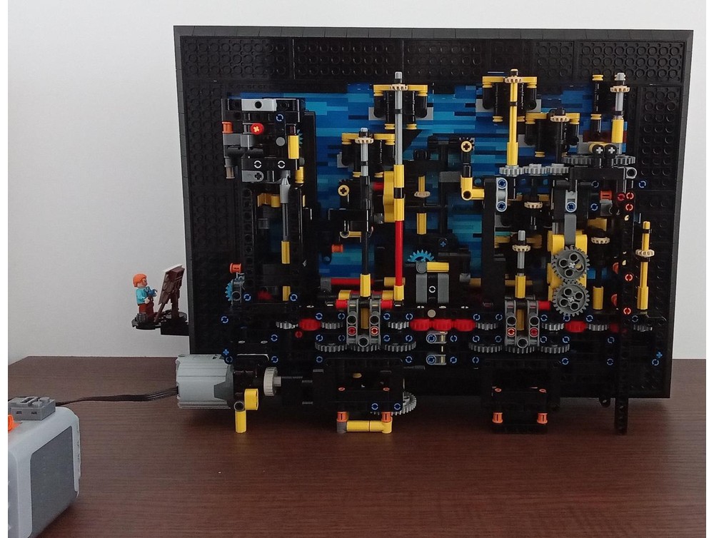 LEGO MOC 21333-MOD: The Starry Night - an automaton by --pg ...