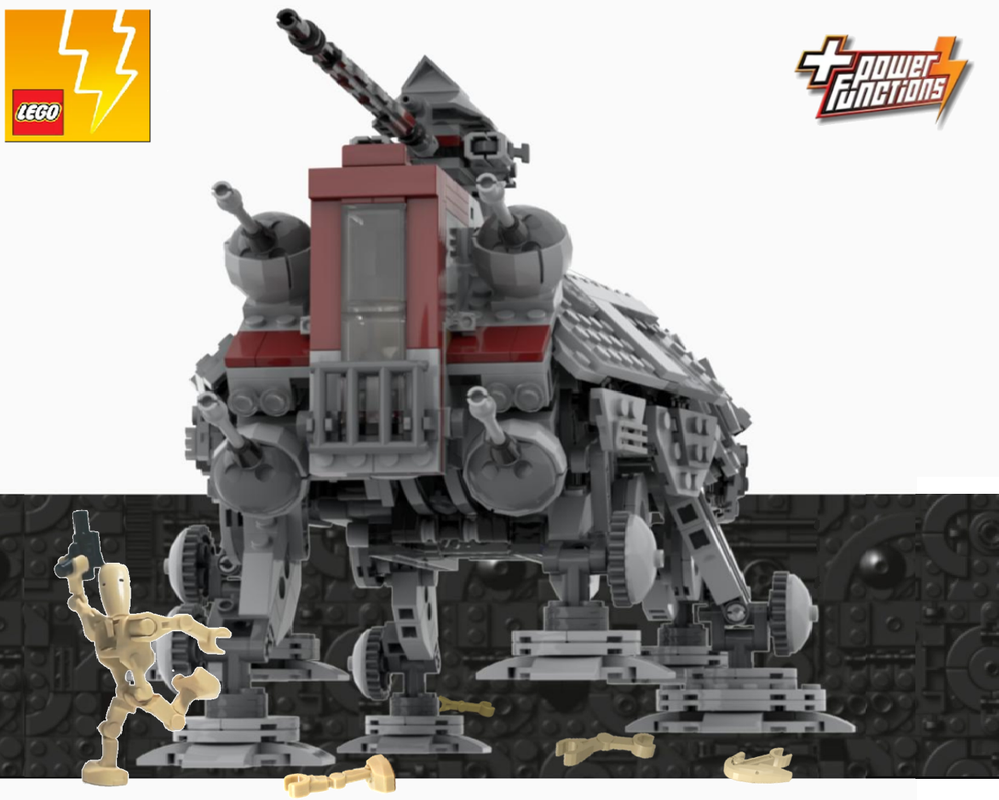 LEGO MOC AT-TE walking 75337 mod by JBB_777 | Rebrickable - Build with LEGO