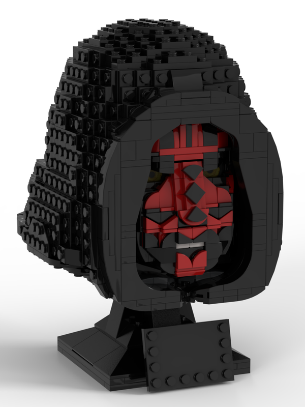 LEGO MOC Darth Maul Head (Helmet Collection Style) by Albo.Lego | Rebrickable - Build with LEGO