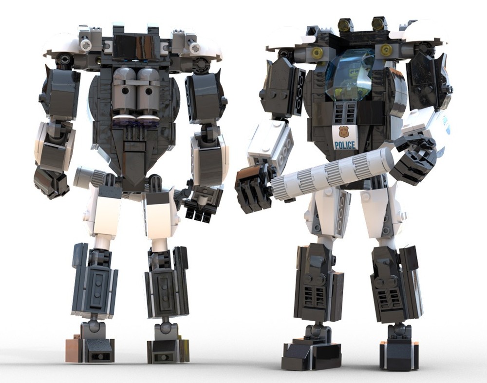 LEGO MOC Police Mech: Riot Control Robot by Parzival2045 | Rebrickable ...