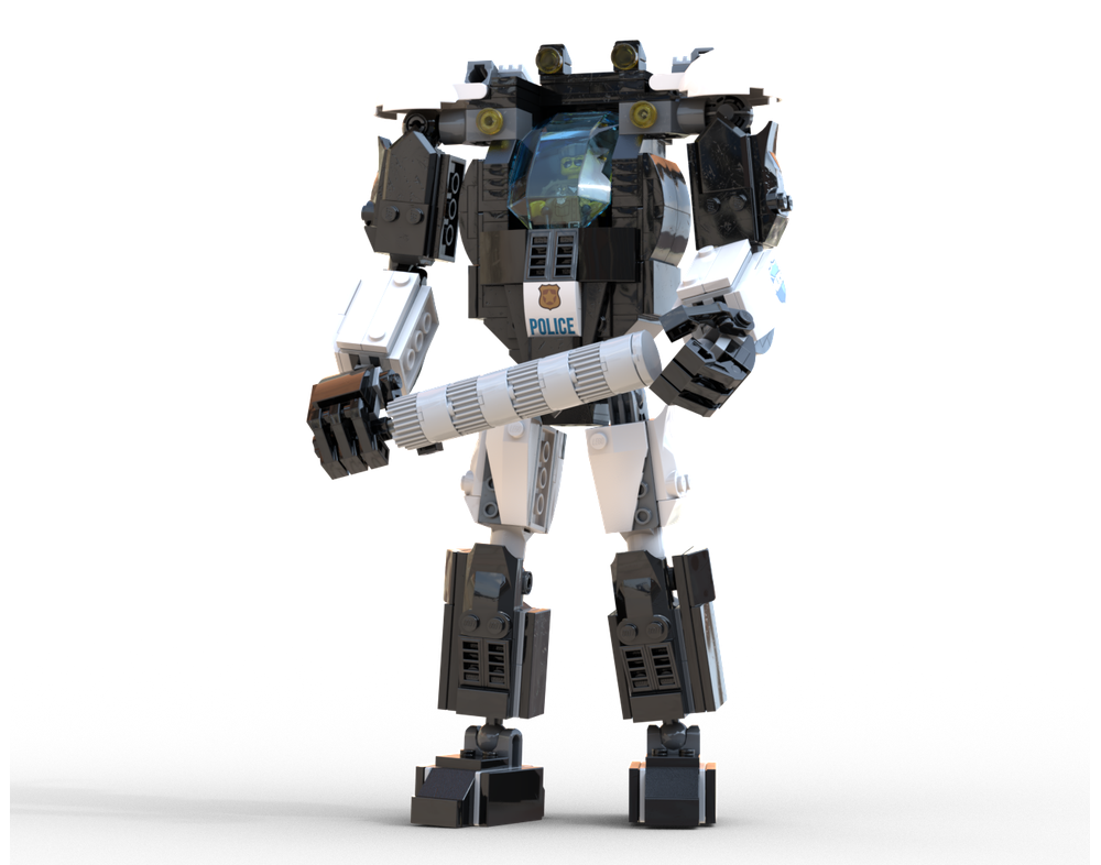 Lego Moc Police Mech Riot Control Robot By Parzival2045 Rebrickable