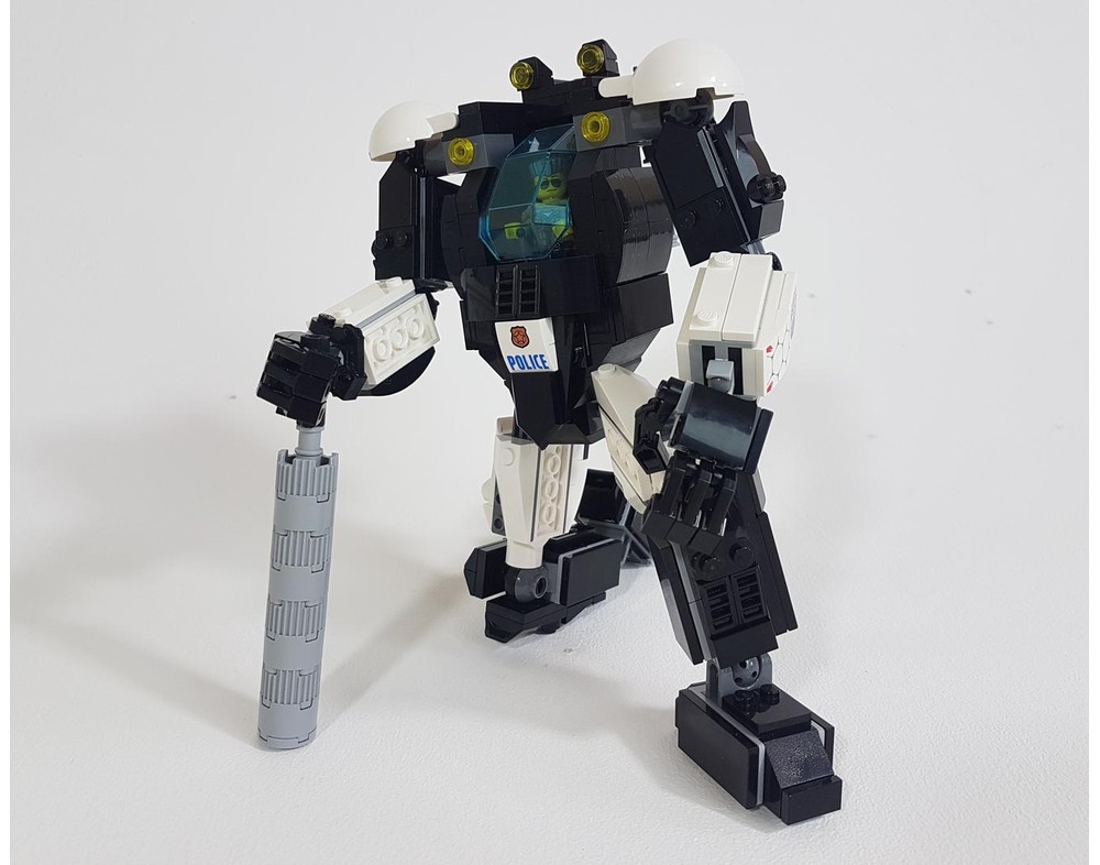 LEGO MOC Police Mech: Riot Control Robot by Parzival2045 | Rebrickable ...