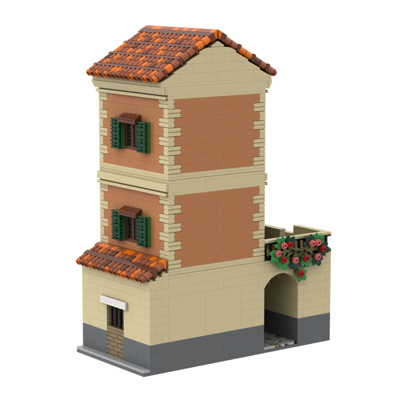 LEGO MOC Italian Street Series (Build 5) - No Interior by porklegoguy ...