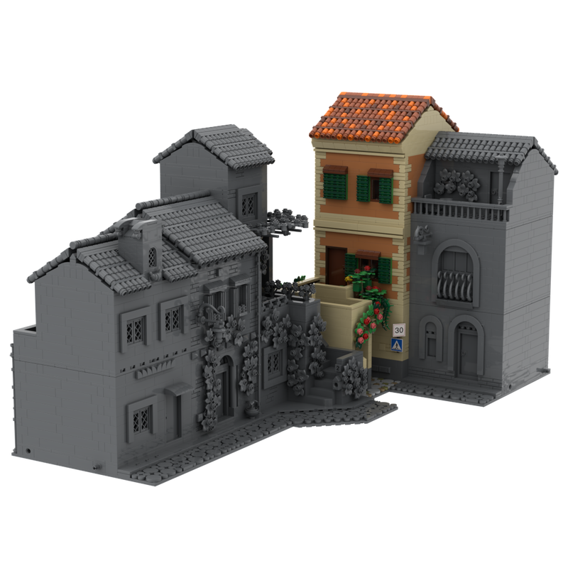 LEGO MOC Italian Street Series (Build 5) - No Interior by porklegoguy ...