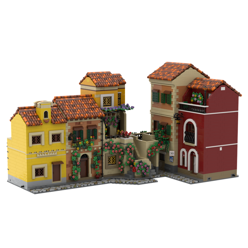 LEGO MOC Italian Street Series (Build 5) - No Interior by porklegoguy ...