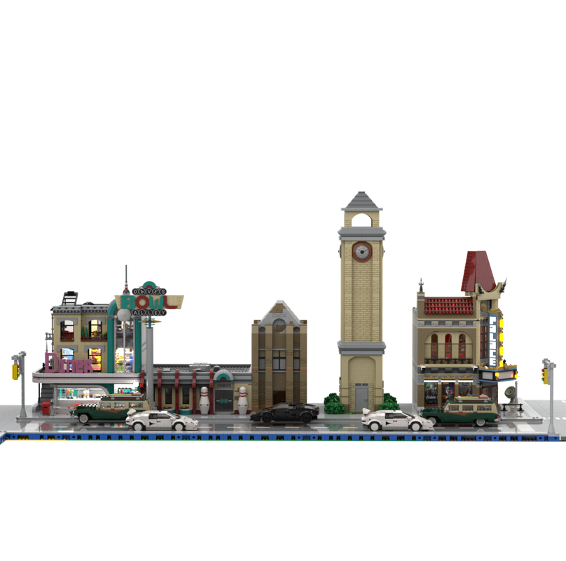 LEGO MOC Modular MILS road plates for 8 stud wide cars Bundle by ...