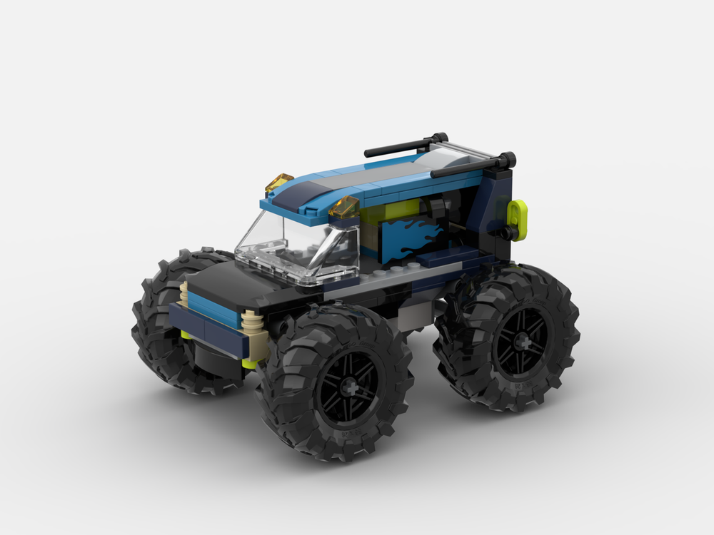 LEGO MOC-194081 60402 Monster Truck by BrickBash | Rebrickable - Build ...