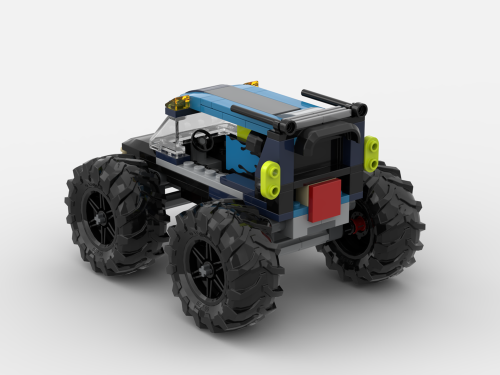 LEGO MOC 60402 Monster Truck by BrickBash | Rebrickable - Build with LEGO