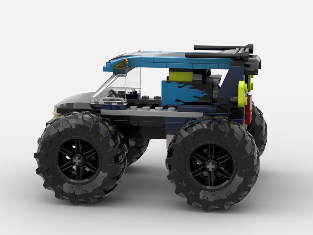 LEGO MOC 60402 Monster Truck by BrickBash | Rebrickable - Build with LEGO