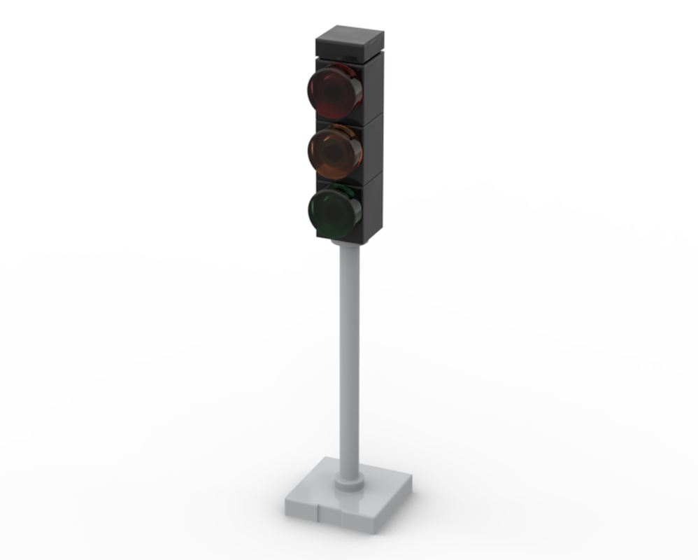 LEGO MOC-194086 Traffic Light - Minifig Scaled by RYO Furniture Designs ...
