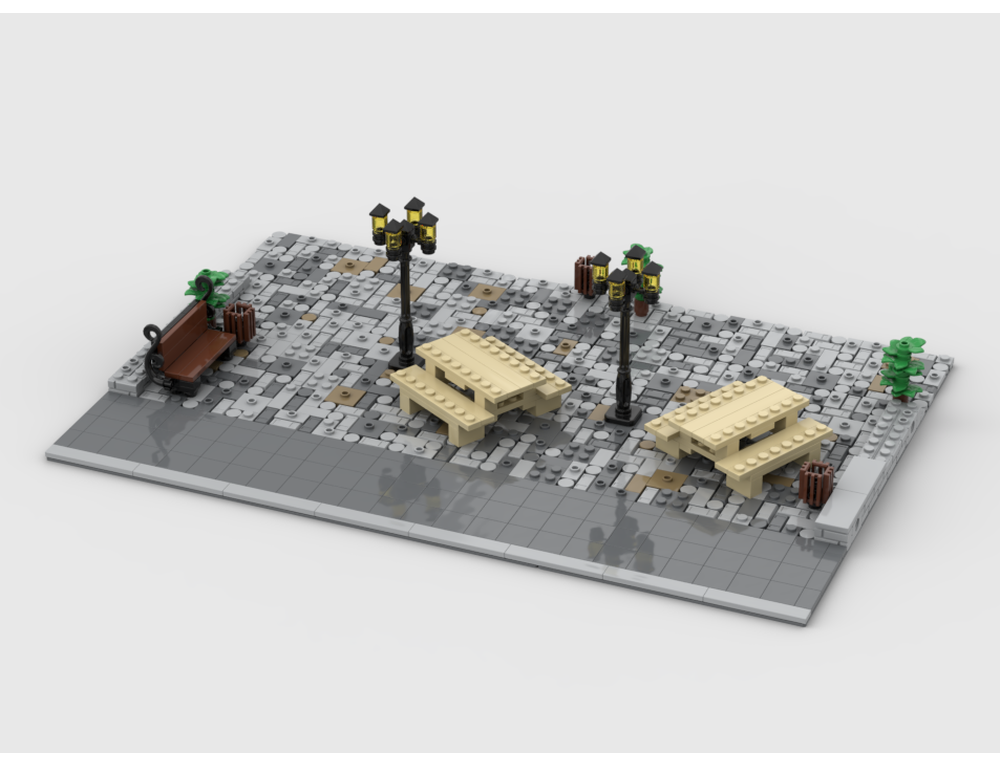 LEGO MOC Modular Food Truck area - Display for sets 60404 + 40681 by ...