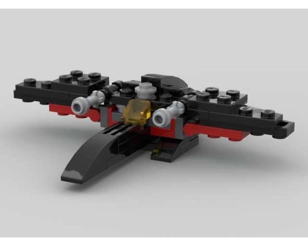 LEGO MOC 30526 Mini X Wing Starfighter in Black by Brick Fisher ...