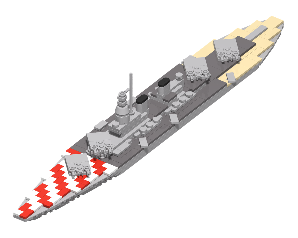 LEGO MOC 1:560 Scale RM Cristoforo Colombo by yamato534 | Rebrickable ...