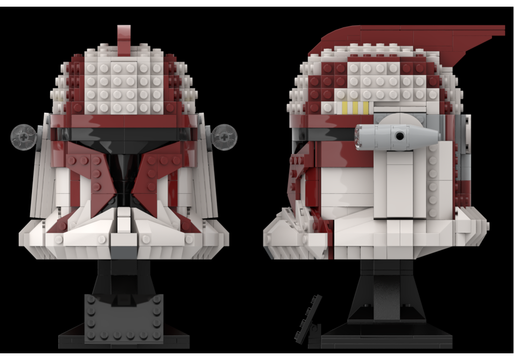 Lego Moc Commander Fil P1 Helmet By Orchardbuilds Rebrickable Build