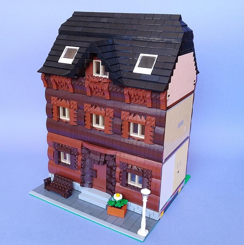 LEGO MOC 75371E - Log House by --pg-- | Rebrickable - Build with LEGO