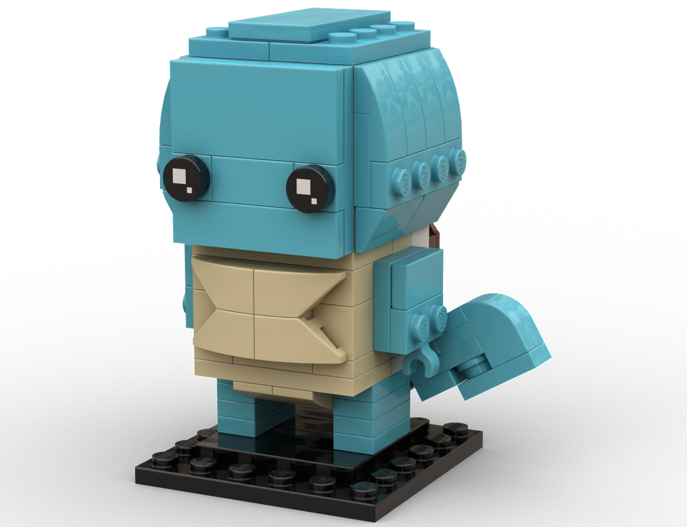 LEGO MOC Squirtle by CavemanSindahlMan | Rebrickable - Build with LEGO