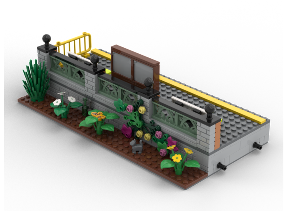 Lego Moc Extension 2 For Modular Train Station Moc 188834 By