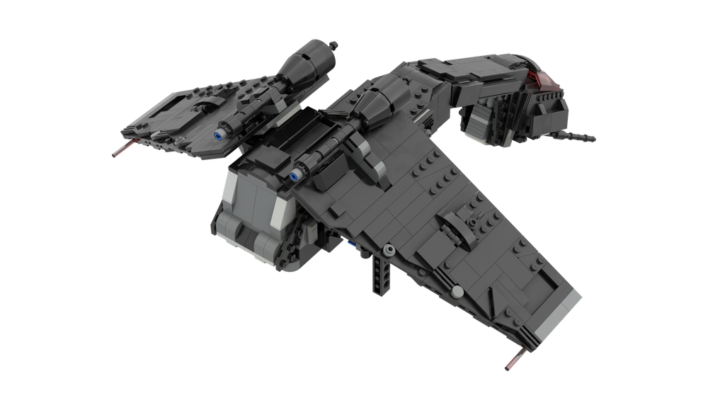 Lego Moc Dark Dropship 75336 Alternative By Zsoltom Rebrickable