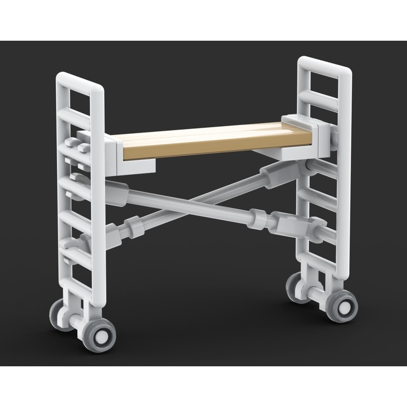 LEGO MOC Rolling Scaffold by PriBri | Rebrickable - Build with LEGO
