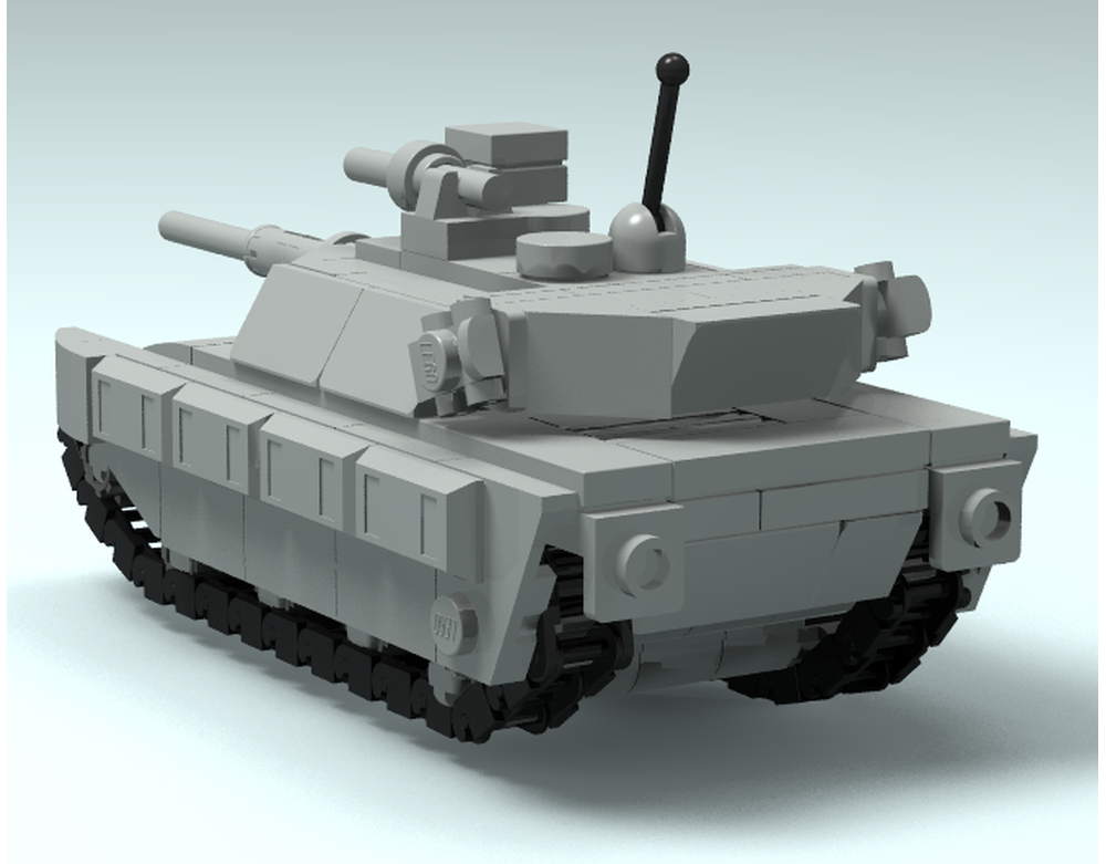 LEGO MOC micro scale M1 Abrams (1$) by Fighterjetfan15 | Rebrickable ...