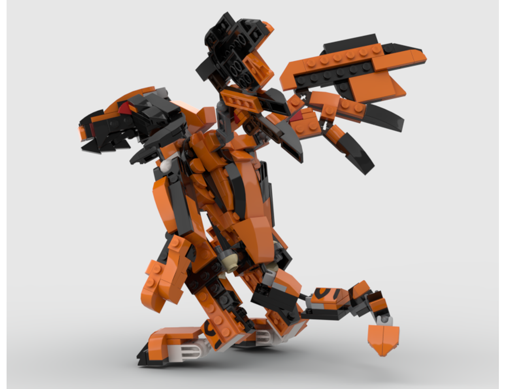 Lego Moc 31129 Balrog By Ddommark Rebrickable Build With Lego