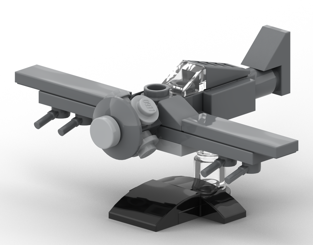 LEGO MOC ww2 plane by RomAuLait | Rebrickable - Build with LEGO