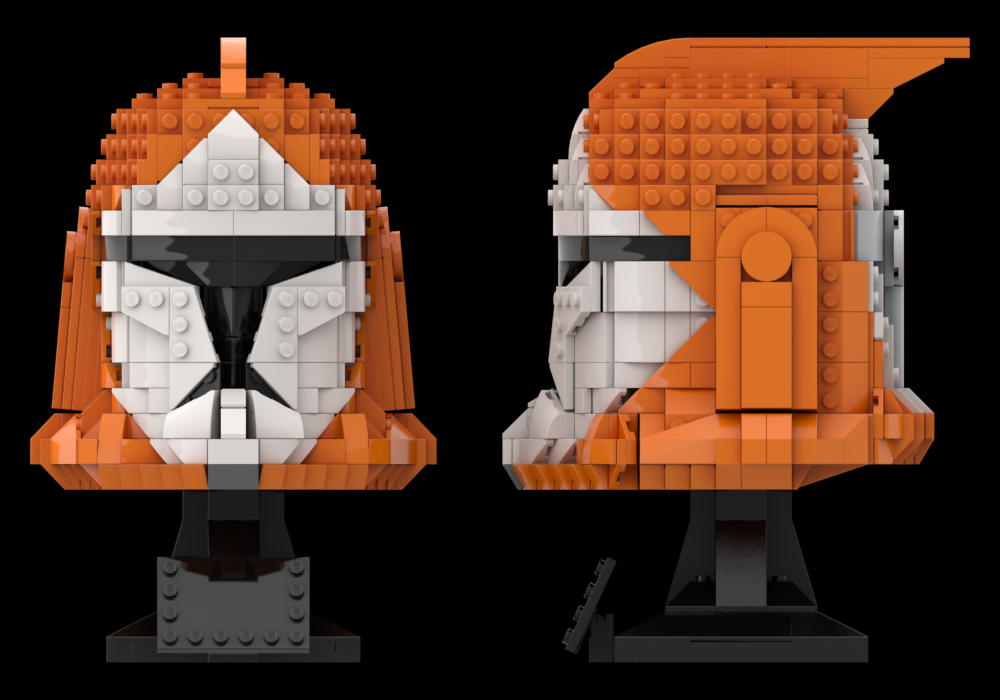 Lego Moc 212th Bomb Squad P1 Helmet By Orchardbuilds Rebrickable