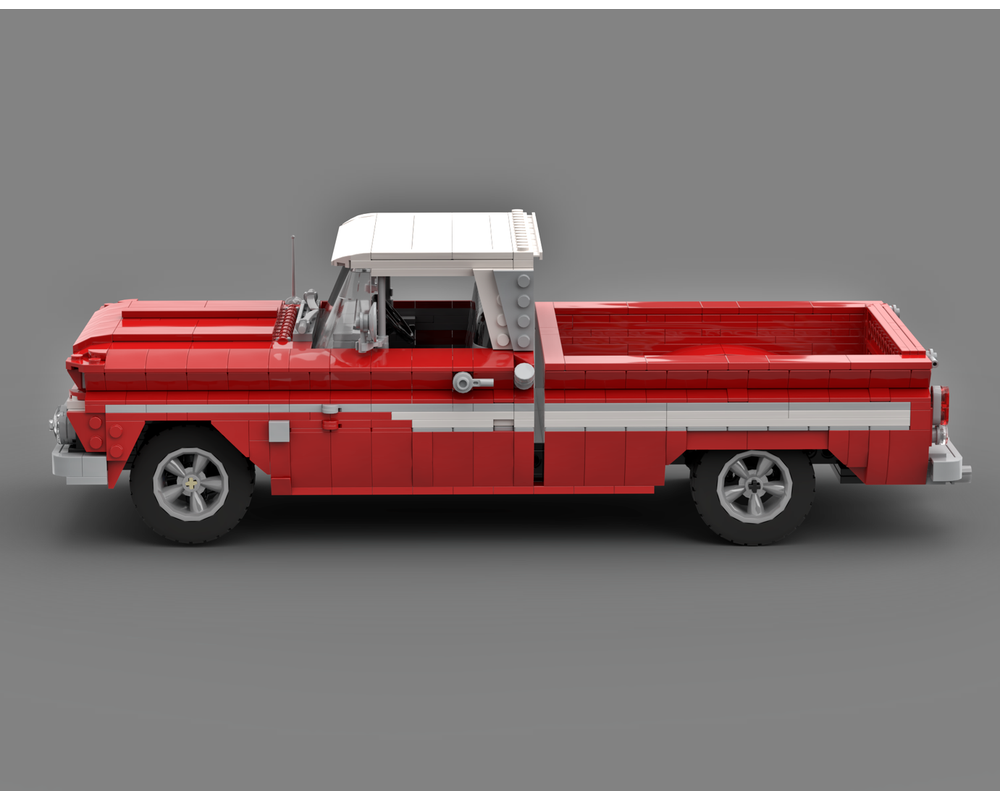 LEGO MOC Chevrolet C10 1966 (Red version) by syzygy87 | Rebrickable ...