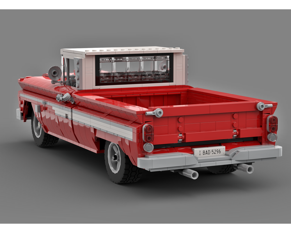 LEGO MOC Chevrolet C10 1966 (Red version) by syzygy87 | Rebrickable ...
