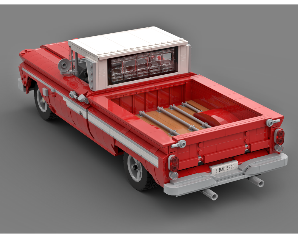 LEGO MOC Chevrolet C10 1966 (Red version) by syzygy87 | Rebrickable ...