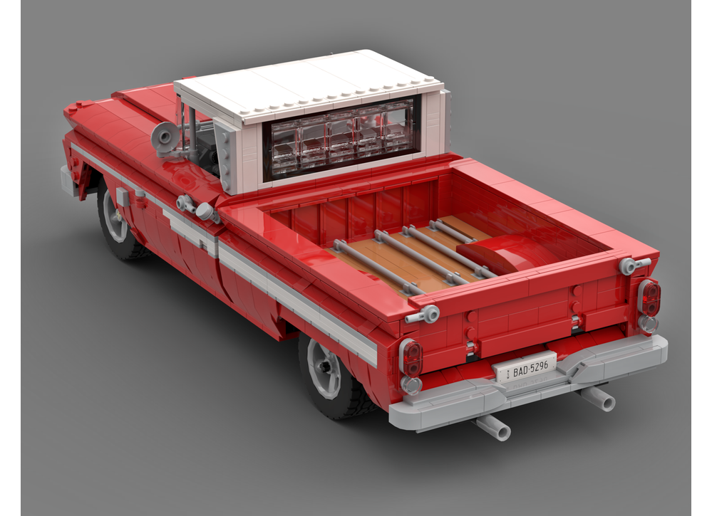 LEGO MOC Chevrolet C10 1966 (Red version) by syzygy87 | Rebrickable ...