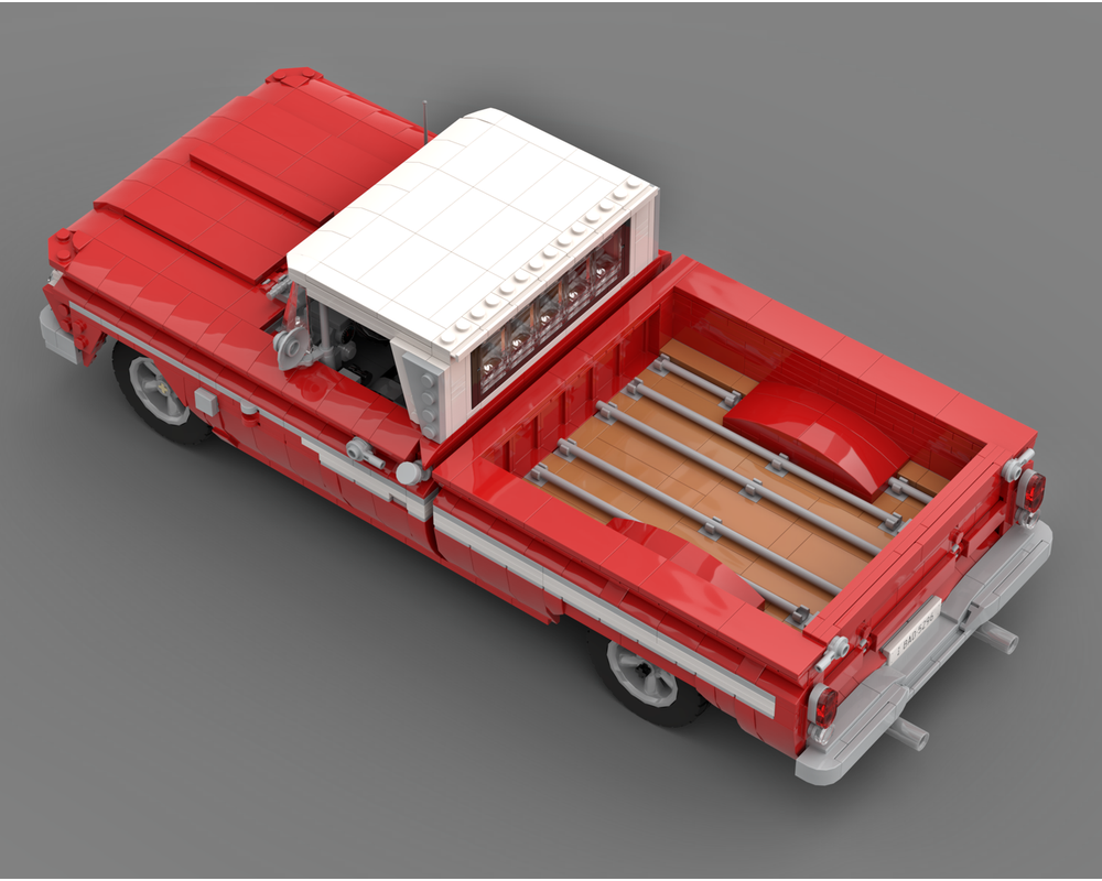 LEGO MOC Chevrolet C10 1966 (Red version) by syzygy87 | Rebrickable ...