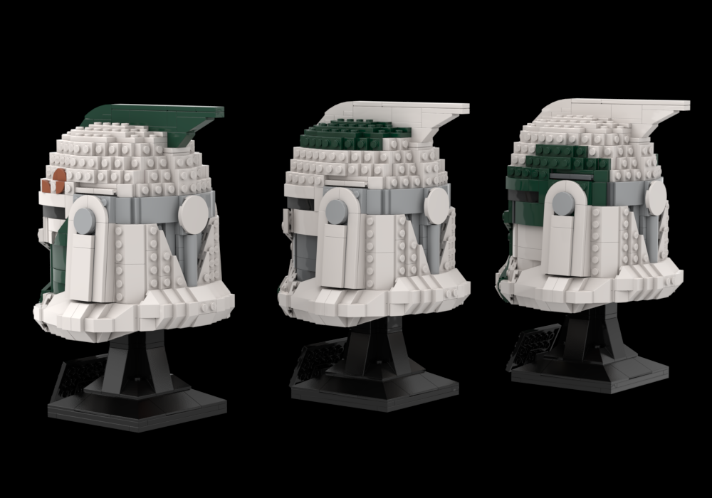 LEGO MOC 41st Elite Corps (Green Company) Phase 1 Helmet Bundle by ...