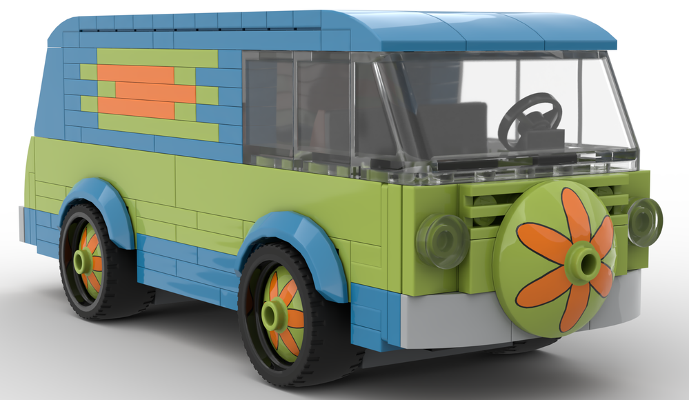 LEGO MOC Mystery Machine by MalpaisLanius | Rebrickable - Build with LEGO