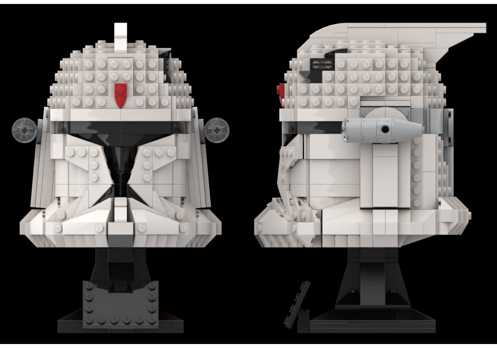 Lego Moc Redeye P1 Helmet By Orchardbuilds Rebrickable Build With Lego