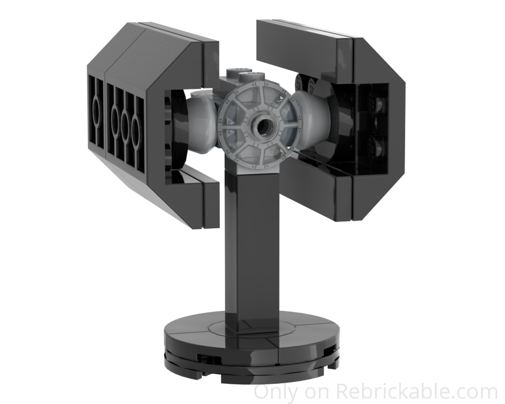 LEGO MOC Vader's TIE advanced (1:200 scale) by raguidel | Rebrickable ...