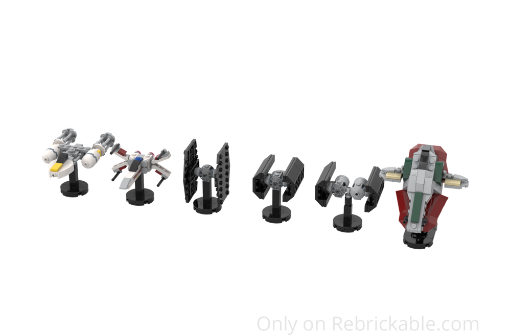 LEGO MOC-194248 TIE Bomber (1:200 scale) by raguidel | Rebrickable ...