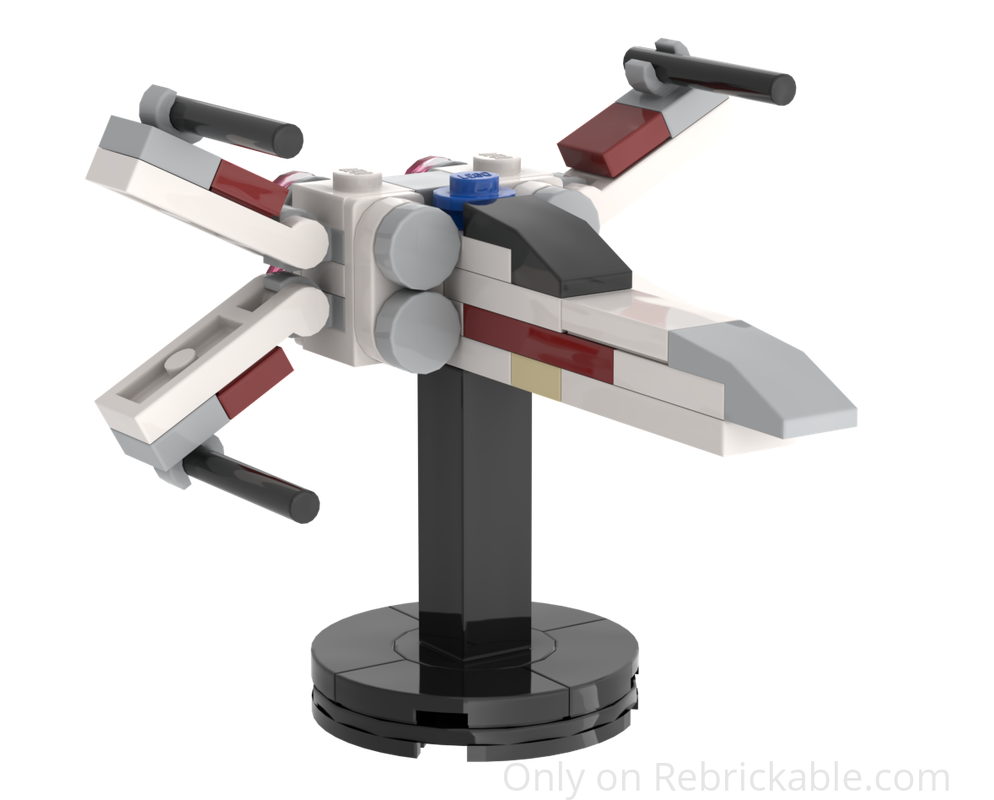 LEGO MOC Red Five X-Wing Starfighter (1:200 scale) by raguidel ...