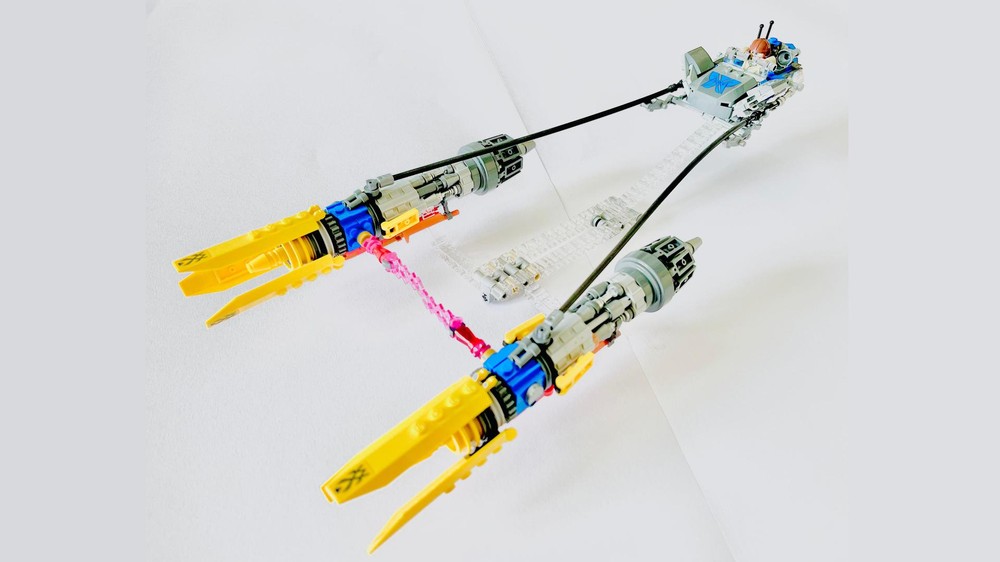 LEGO MOC Anakin's Podracer Display Model by giamax74 | Rebrickable ...